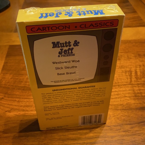 Alpha Video Distributors | Accessories | Vhs Mutt Jeff Friends | Poshmark